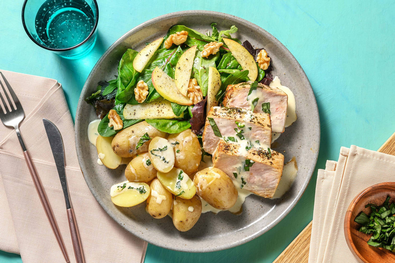 Fläskytterfilé i gräddsås · HelloFresh Databas