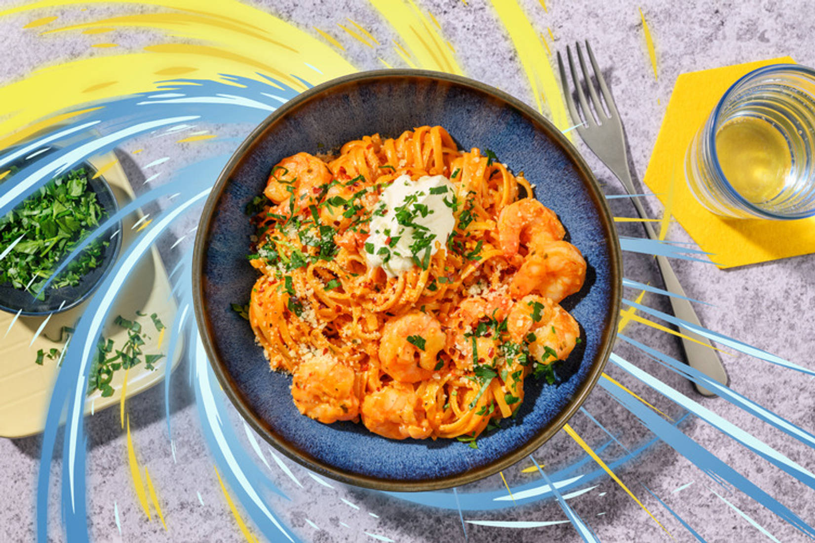 Snowcapped Prawn Linguine Inspired by Snover with Chorizo · HelloFresh ...