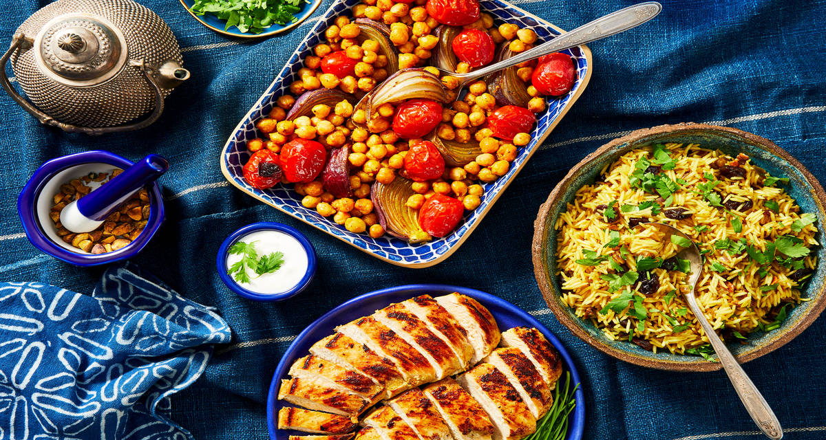 Persian Chicken and Roasted Veggies Recipe | HelloFresh