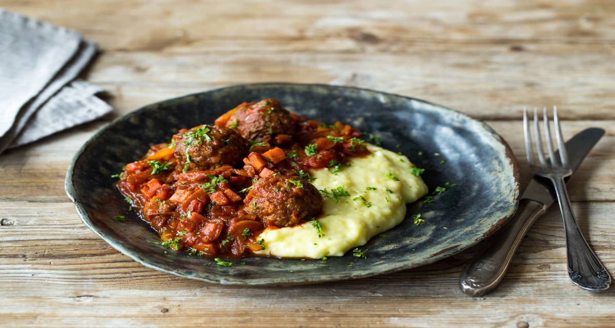 Smokey Team-Effort Meatballs Recipe | HelloFresh