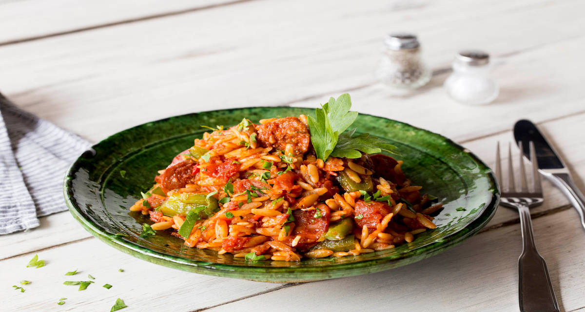Smoky Chorizo Risoni Recipe | HelloFresh