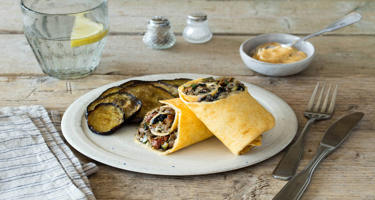 Sundried-Tomato Seitan Wrap Recipe | HelloFresh