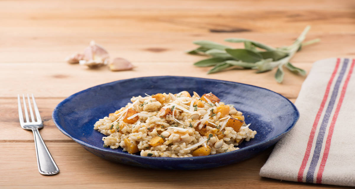 Autumn Risotto with Butternut Squash, Sage, and Pepitas Recipe | HelloFresh