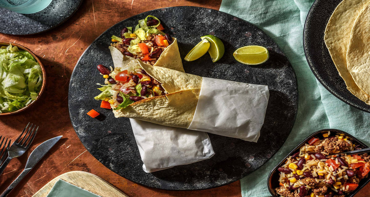 Burritos mexicains Recette | HelloFresh