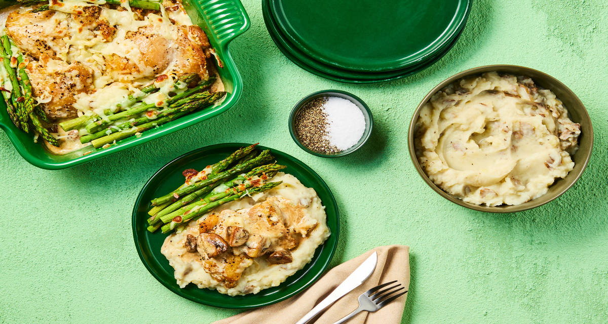 Family-Style ‘Shroom & Chicken Casserole 2x the delicious portions! | Goma