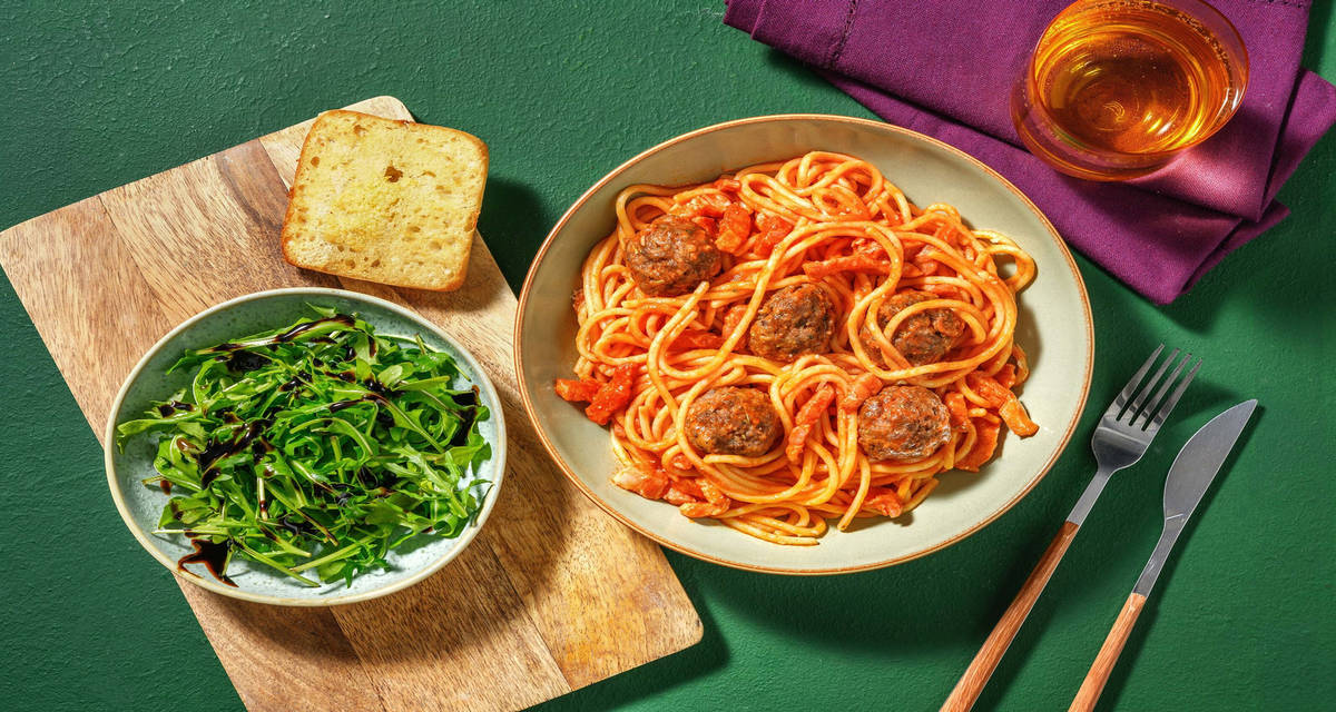 Ultimate Spaghetti and Meatballs Recipe | HelloFresh