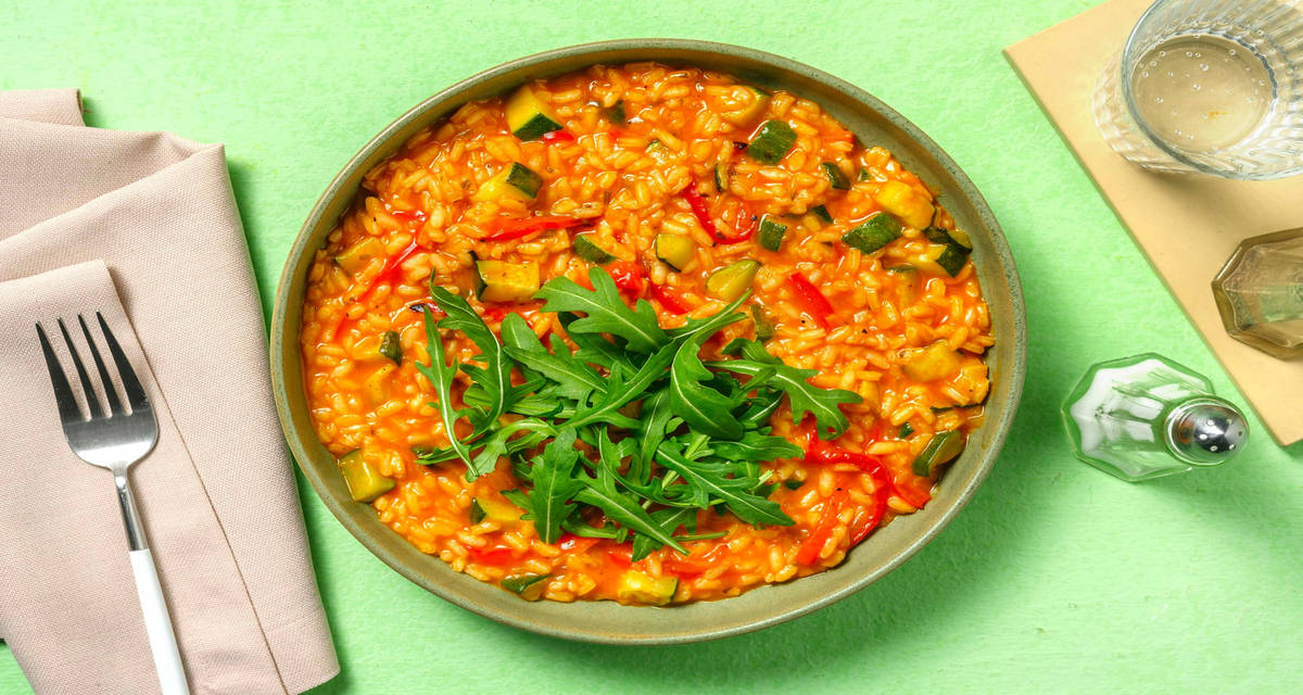 Oven-Baked Ratatouille Risotto Recipe | HelloFresh