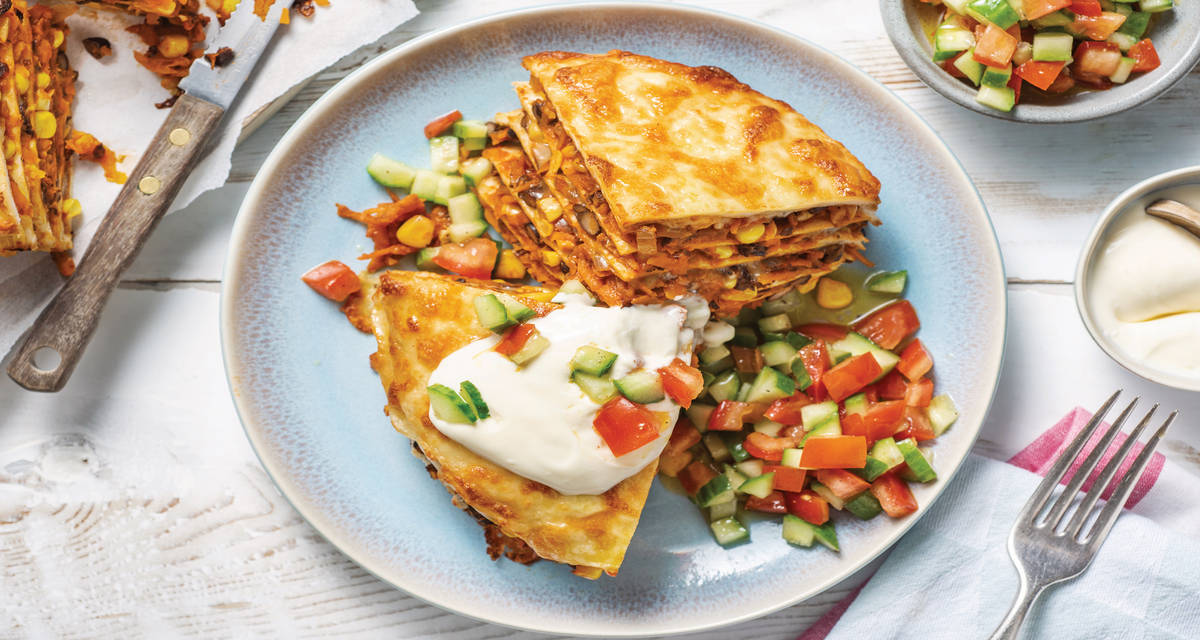 Alan's Mexican Tortilla Stack - Cook Now! Recipe | HelloFresh