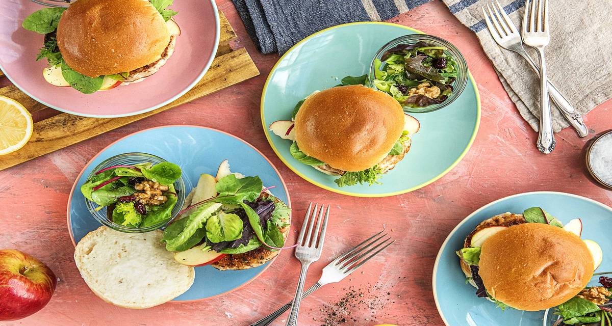 Apple Sage Turkey Burgers Recipe | HelloFresh