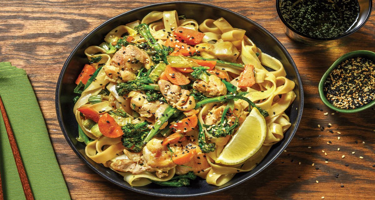 Asian Chicken Noodles Recipe | HelloFresh