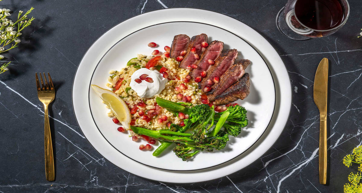 Baharat Spiced Lamb Steaks Recipe | HelloFresh
