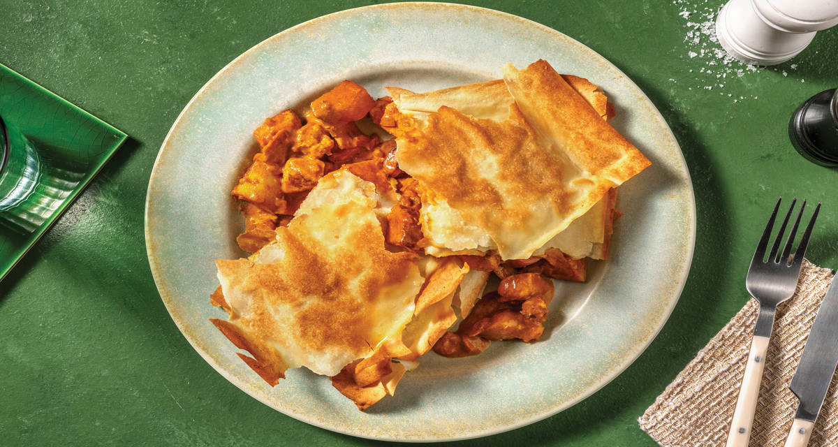 Butter Chicken Filo Pie Recipe | HelloFresh