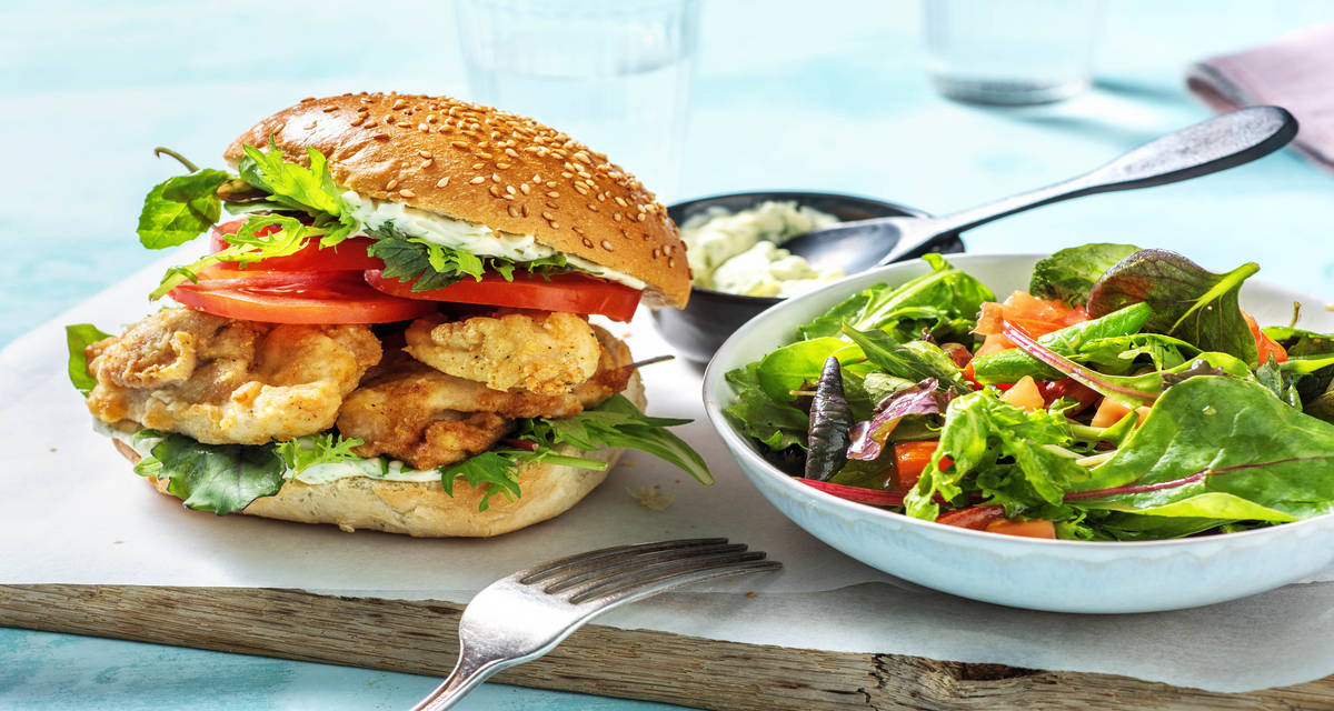 Cajun-Spiced Chicken Burger Recipe | HelloFresh