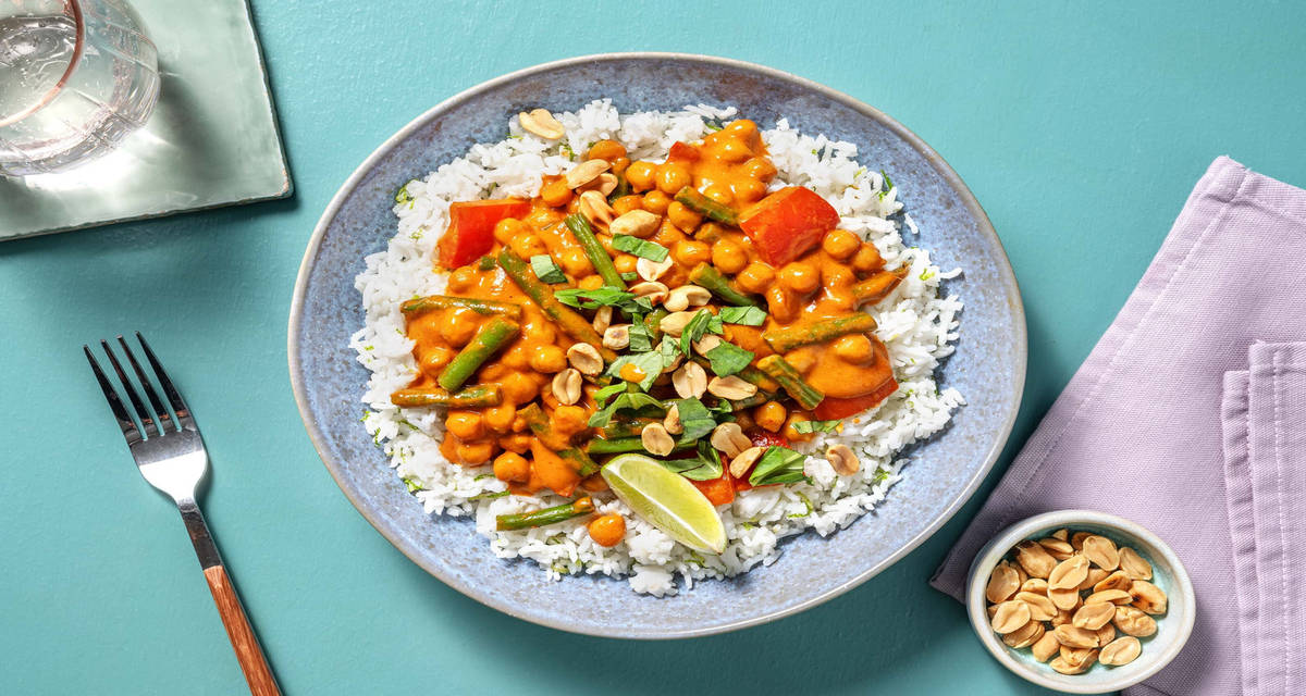 Thai-Style Coconut Chickpea Curry Recipe | HelloFresh