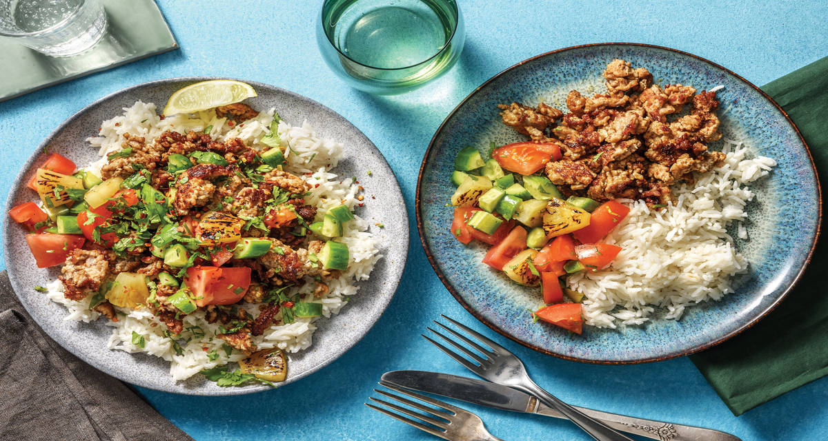 Caribbean Spiced Pork Bowl Recipe | HelloFresh