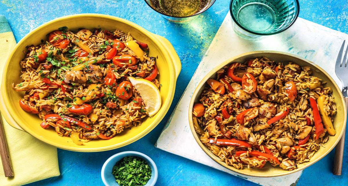 Chicken & Chorizo Rice Recipe | HelloFresh
