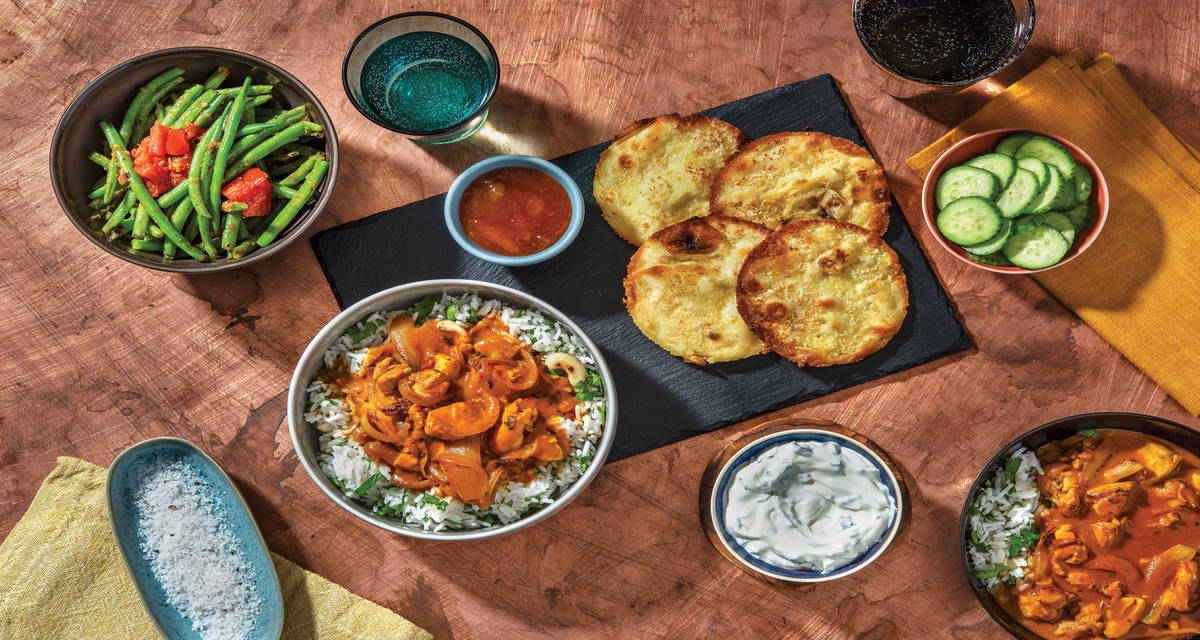 Chicken Korma Curry & Butter-Cashew Rice Recipe | HelloFresh