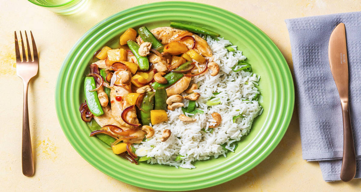Chicken, Snap Pea and Pineapple Stir-fry Recipe | HelloFresh