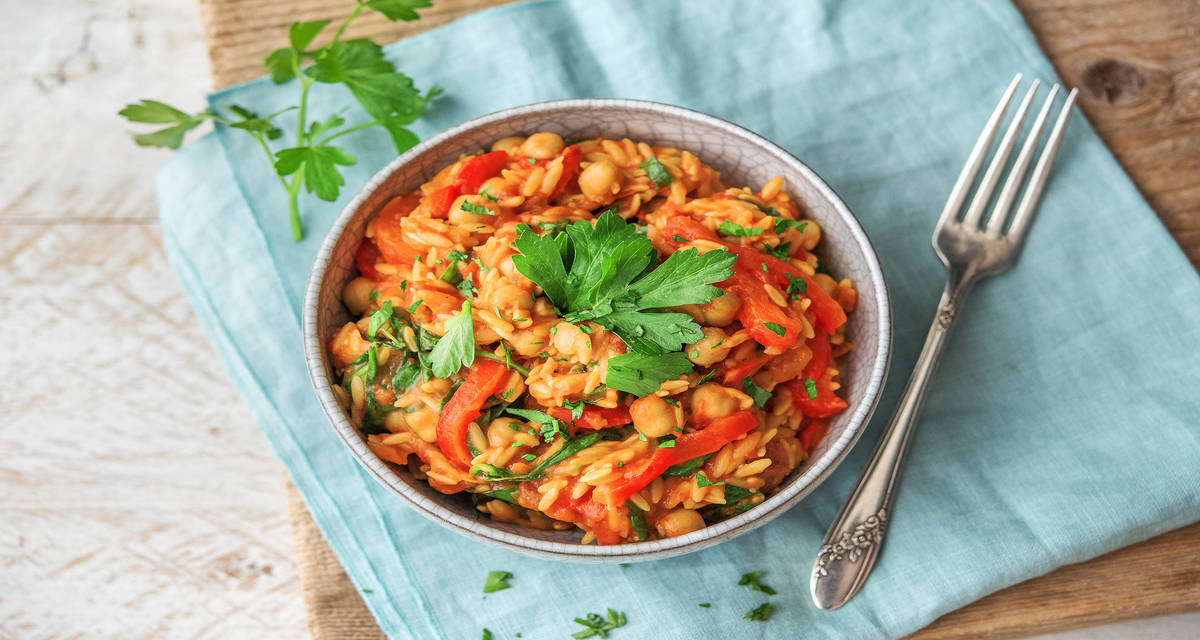 Chorizo & Chickpea Risoni Recipe | HelloFresh