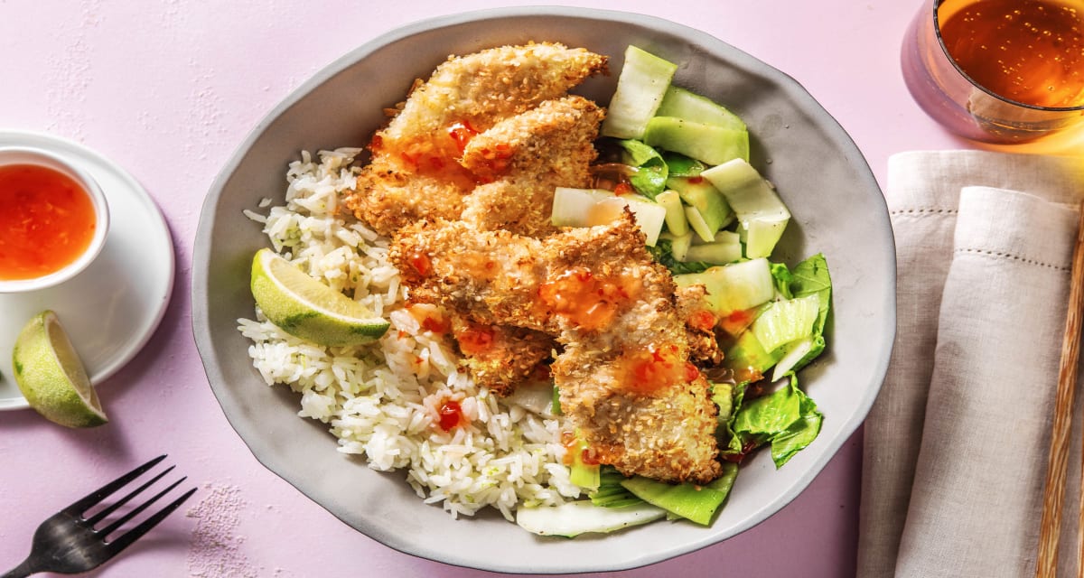 Coconut Sesame Turkey Fingers Recipe HelloFresh coconut-sesame-turkey-fingers-recipe-hellofresh