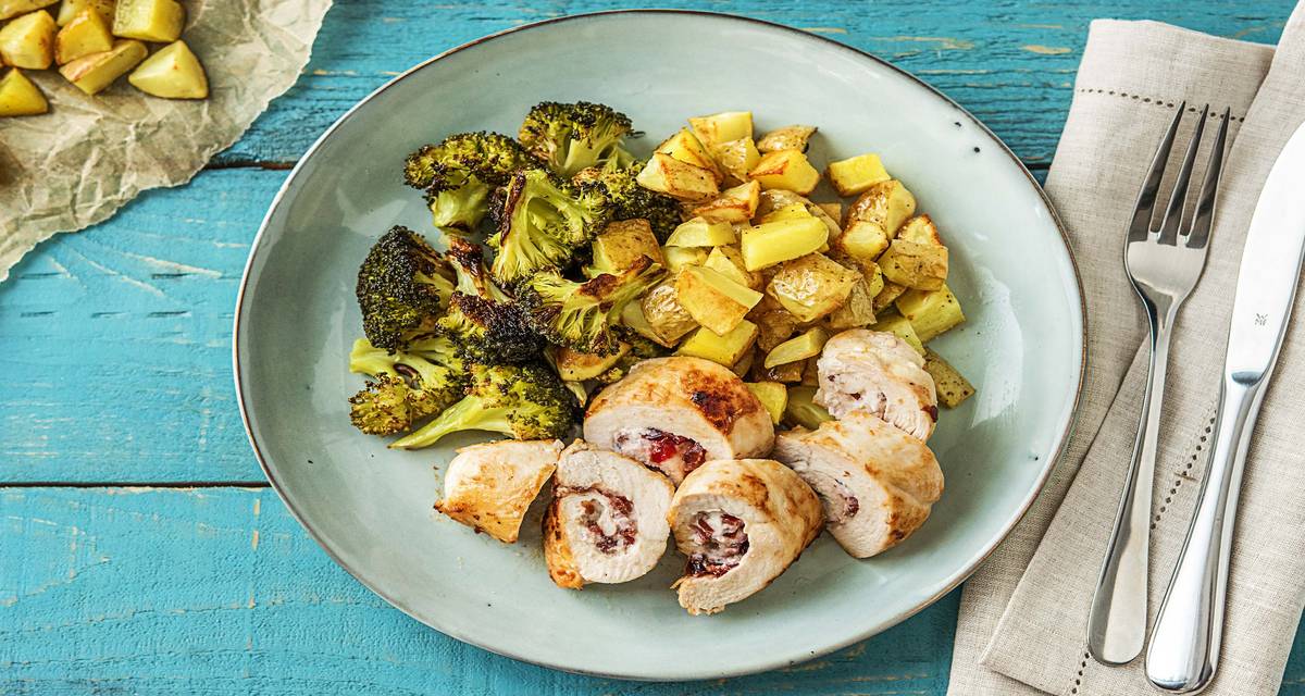 Cranberry and Cream Cheese Roulades Recipe | HelloFresh