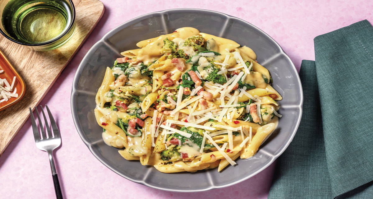 Creamy Bacon and Broccoli Penne Recipe | HelloFresh