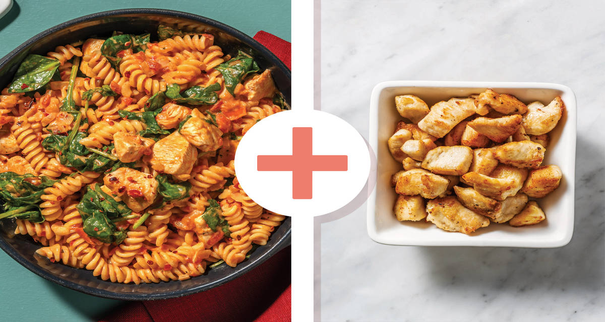 Creamy Chicken Fusilli Recipe | HelloFresh