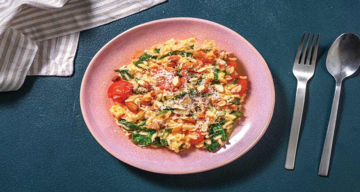 Easy Bacon & Basil Pesto Risotto Recipe | HelloFresh