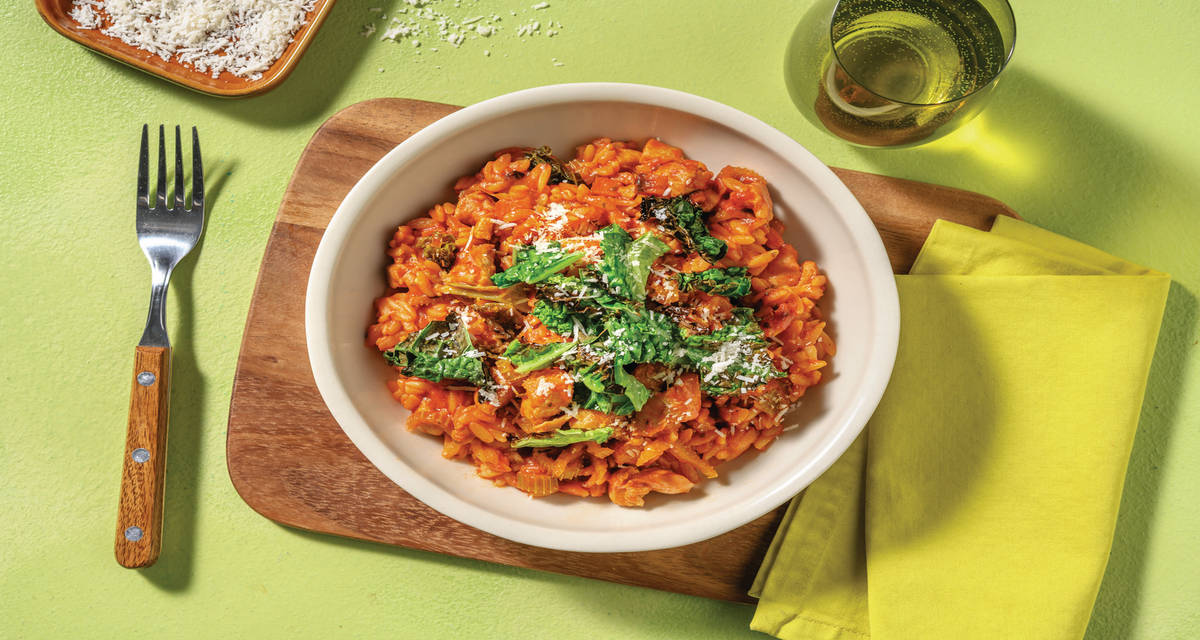 Easy Baked Italian Chicken Risoni Recipe | HelloFresh