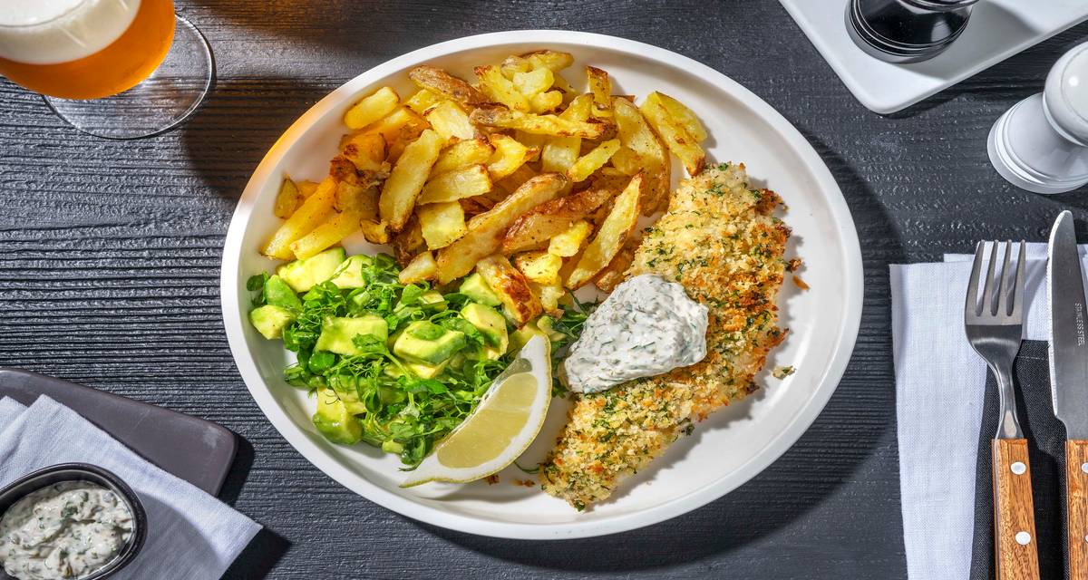 Fish and Twiced Cooked Chips Recipe | HelloFresh