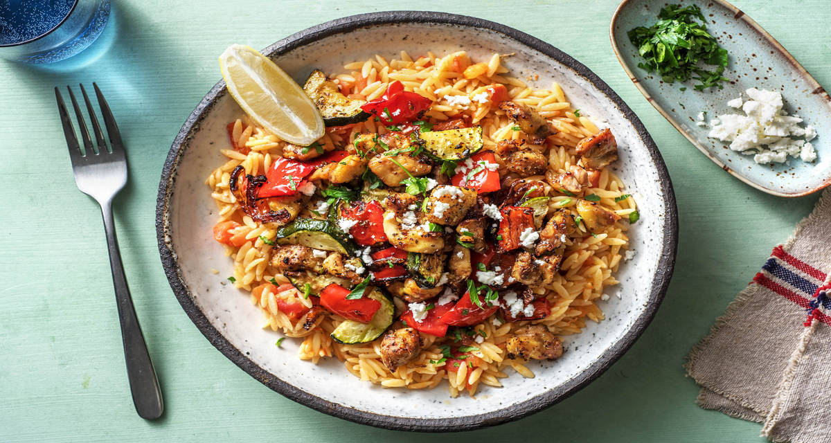 Greek Sheet Pan Chicken and Veggies Recipe | HelloFresh