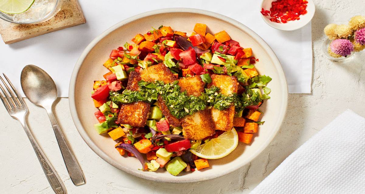 Grilling Cheese and Veggie Jumble Recipe | HelloFresh