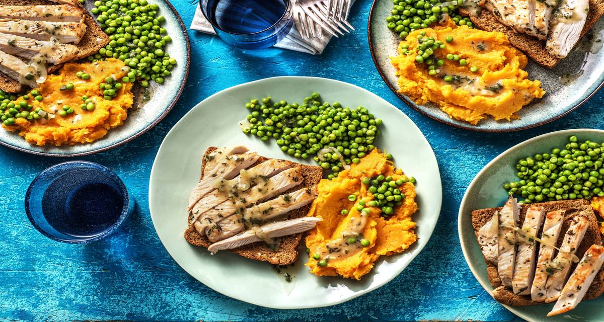 Hot Open-Faced Turkey Sandwich Recipe | HelloFresh