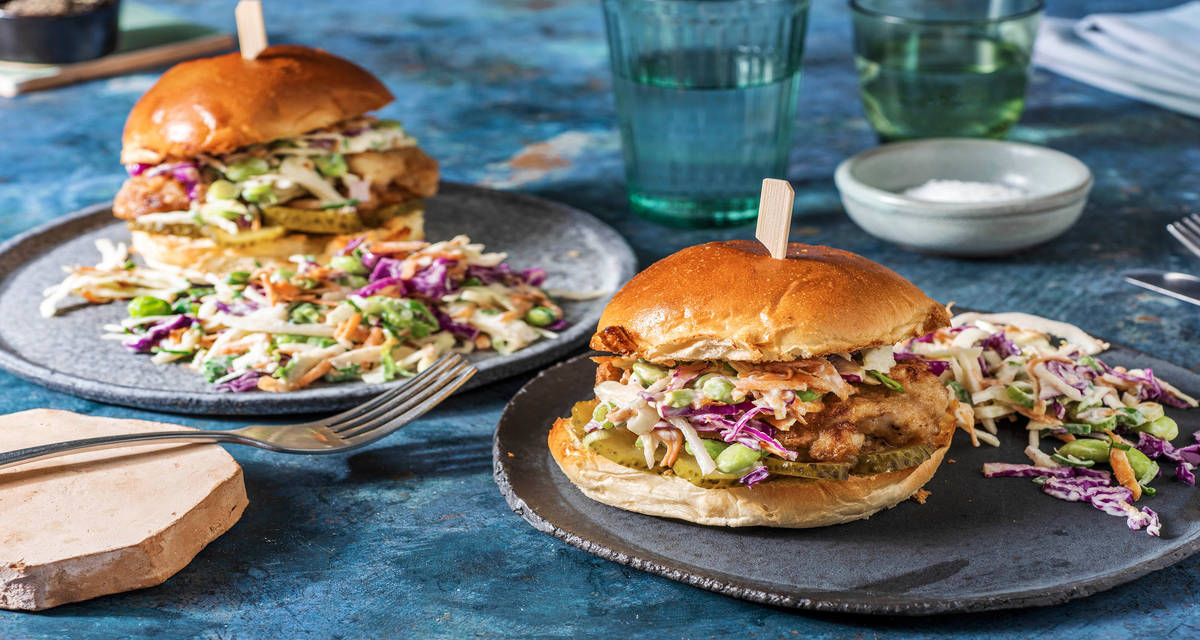 Japanese Chicken Burger Recipe | HelloFresh