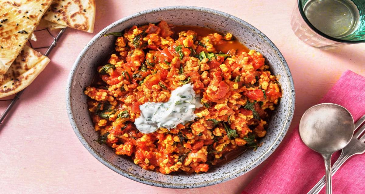 Turkey, Pea and Spinach Keema Recipe | HelloFresh