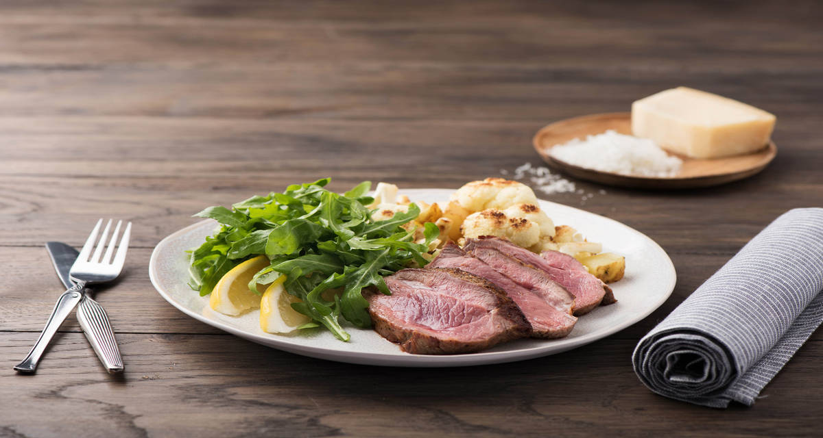Lamb with Parmesan Cauliflower Recipe | HelloFresh