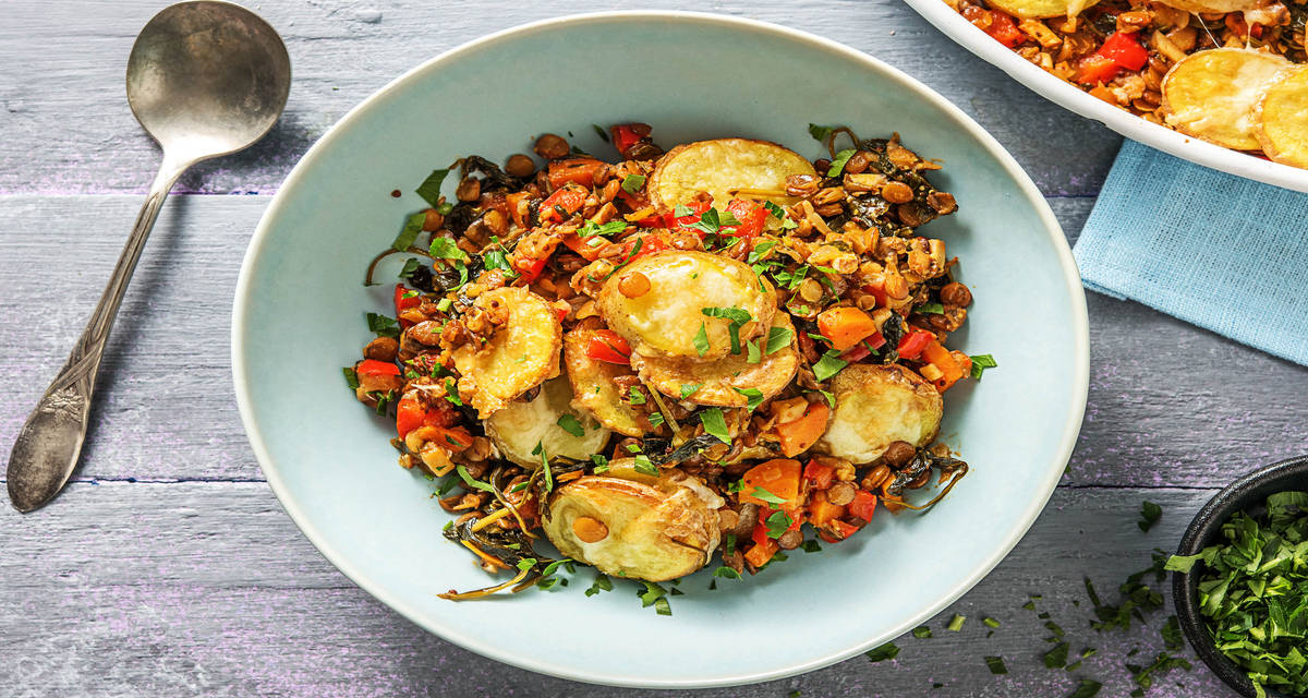 Lentil and Vegetable Hot Pot Recipe | HelloFresh