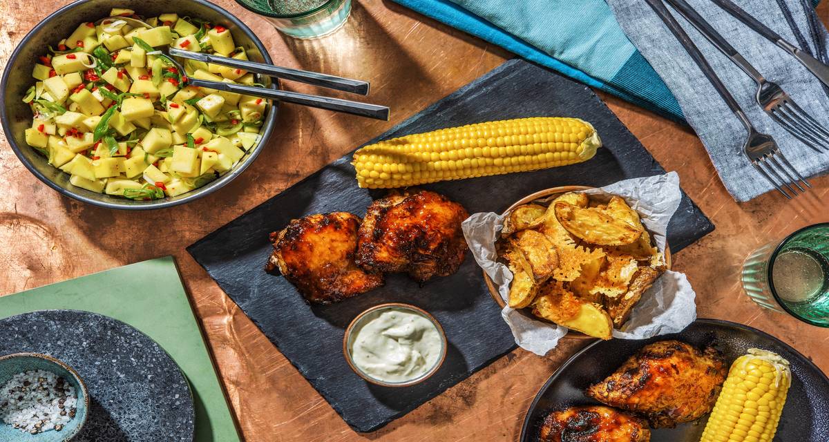 Caribbean Style Mango Glazed Jerk Chicken Recipe | HelloFresh