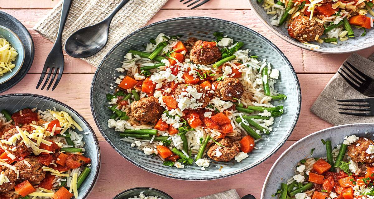 Beef and Caremelised Onion Meatballs Recipe | HelloFresh