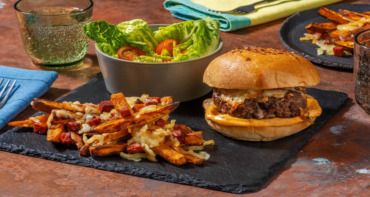 Mexican Style Cheeseburger Recipe | HelloFresh