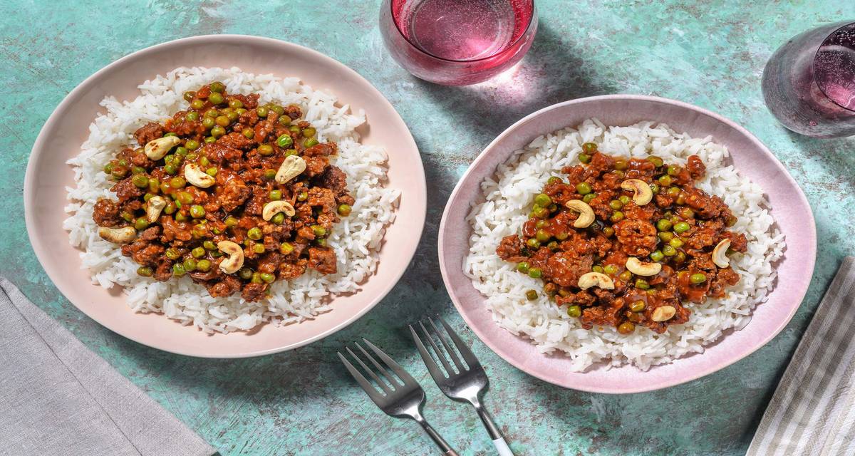 North Indian Style Beef Mince and Pea Curry Recipe | HelloFresh