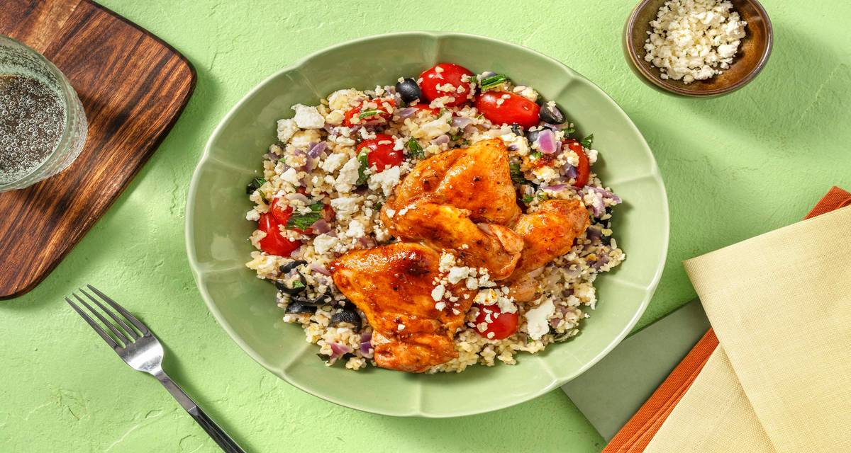 Paprika Chicken with Bulgur & Olives Recipe | HelloFresh
