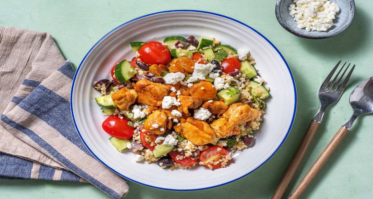 Paprika Chicken with Bulgur & Olives Recipe | HelloFresh