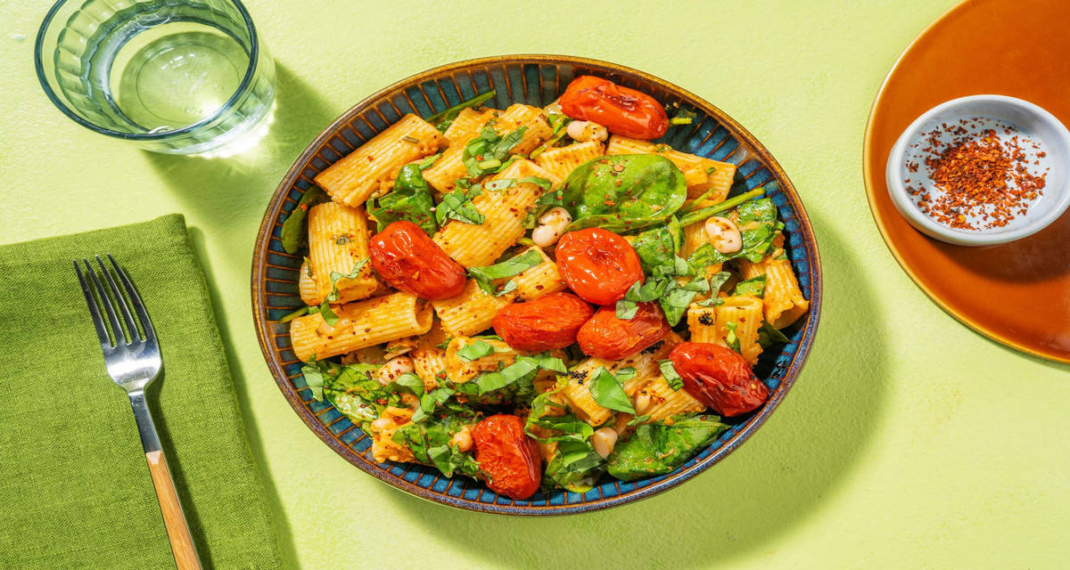 Tuscan-Inspired Bean Pasta Recipe | HelloFresh
