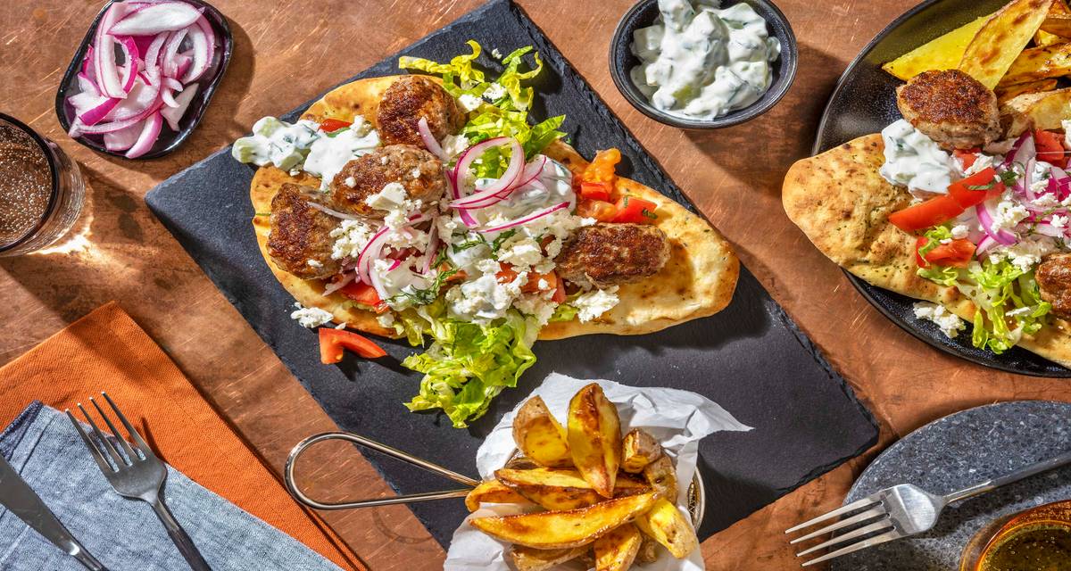 Pork Kofta Gyros Recipe | HelloFresh