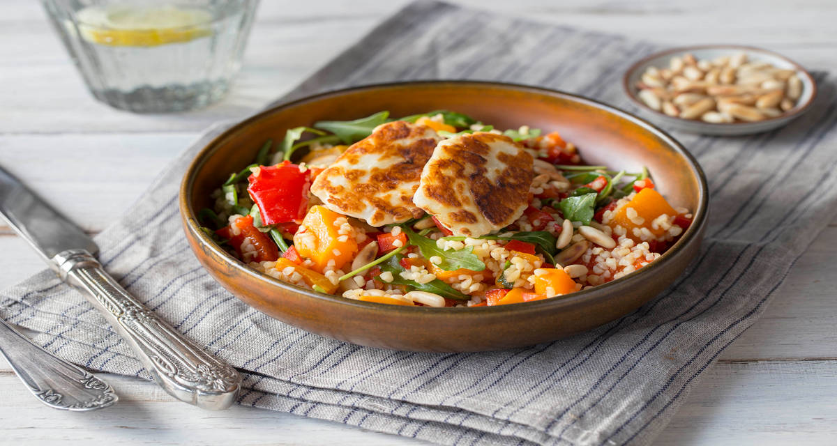 Roasted Butternut Squash and Halloumi Jumble Recipe | HelloFresh