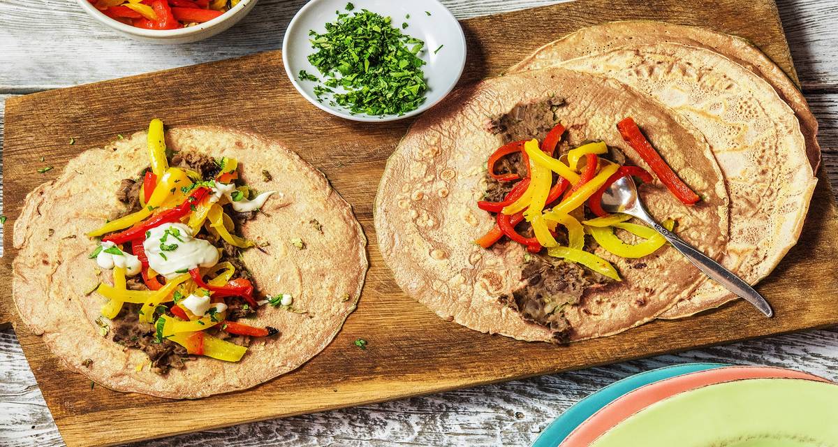 Roasted Pepper Fajitas Recipe | HelloFresh
