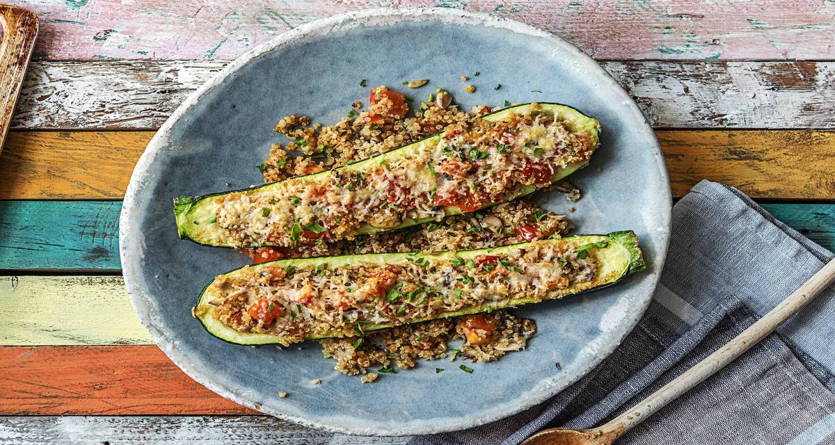Rock the Zucchini Boat Recipe | HelloFresh