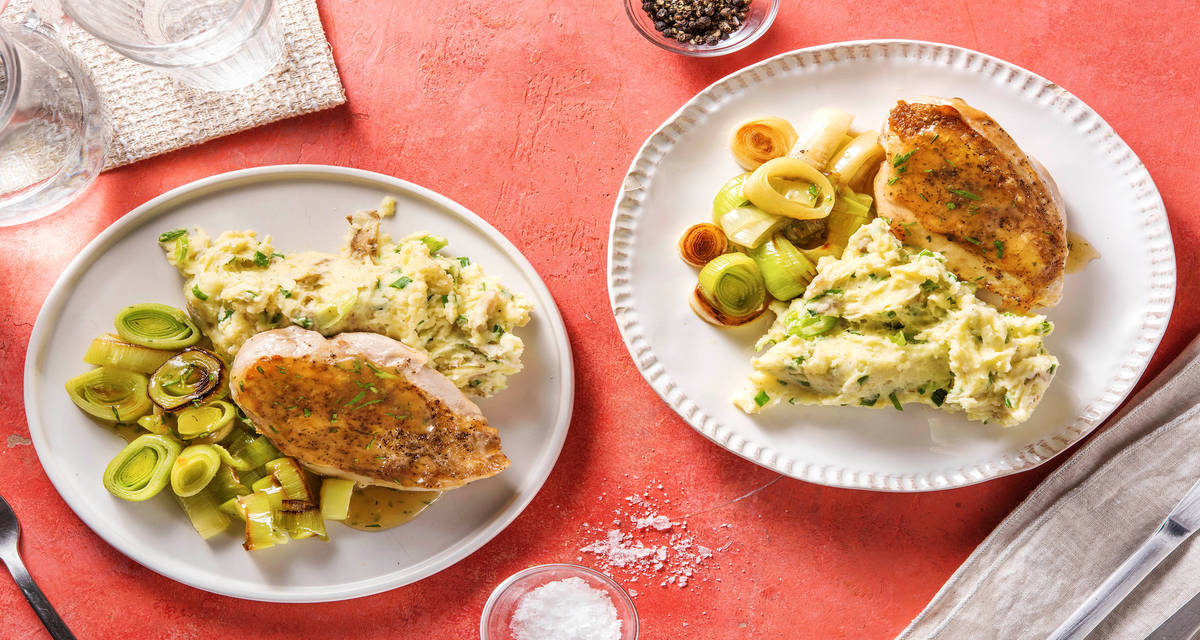Chicken with Mashed Potatoes Recipe | HelloFresh