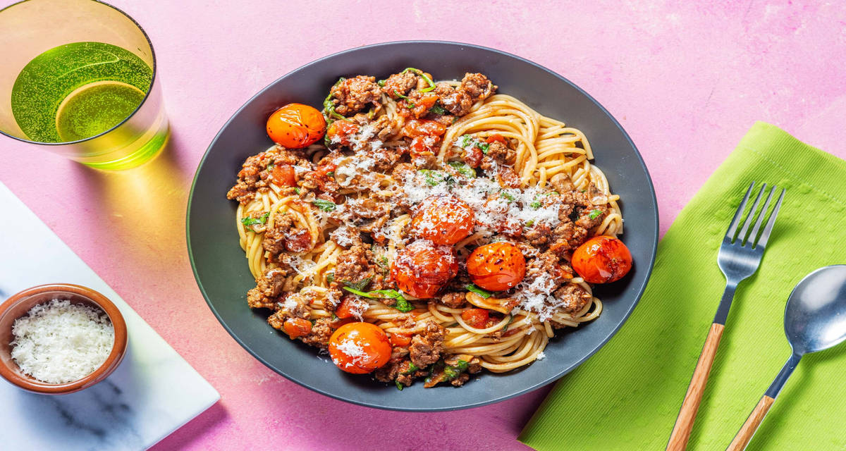 Beef and Mushroom Spaghetti Recipe | HelloFresh